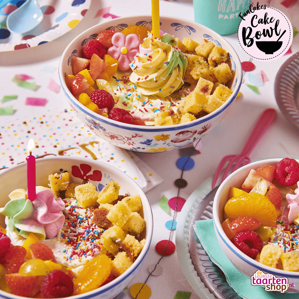 Recept voor: Verjaardag Cake Bowl van FunCakes