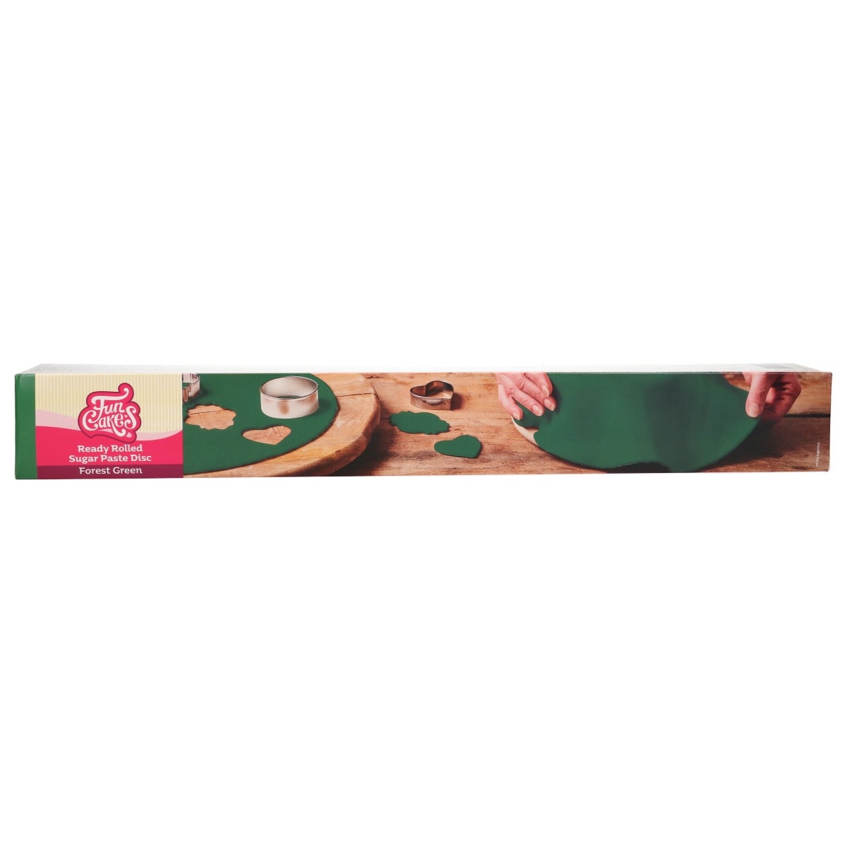 FunCakes Ready Rolled Fondant Disc Forest Green