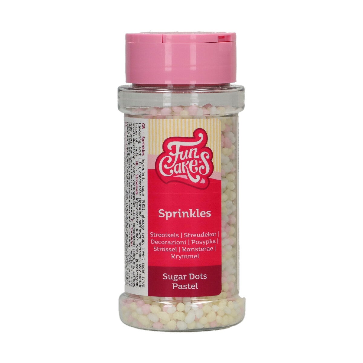 FunCakes Sugar Dots Pastel 80g
