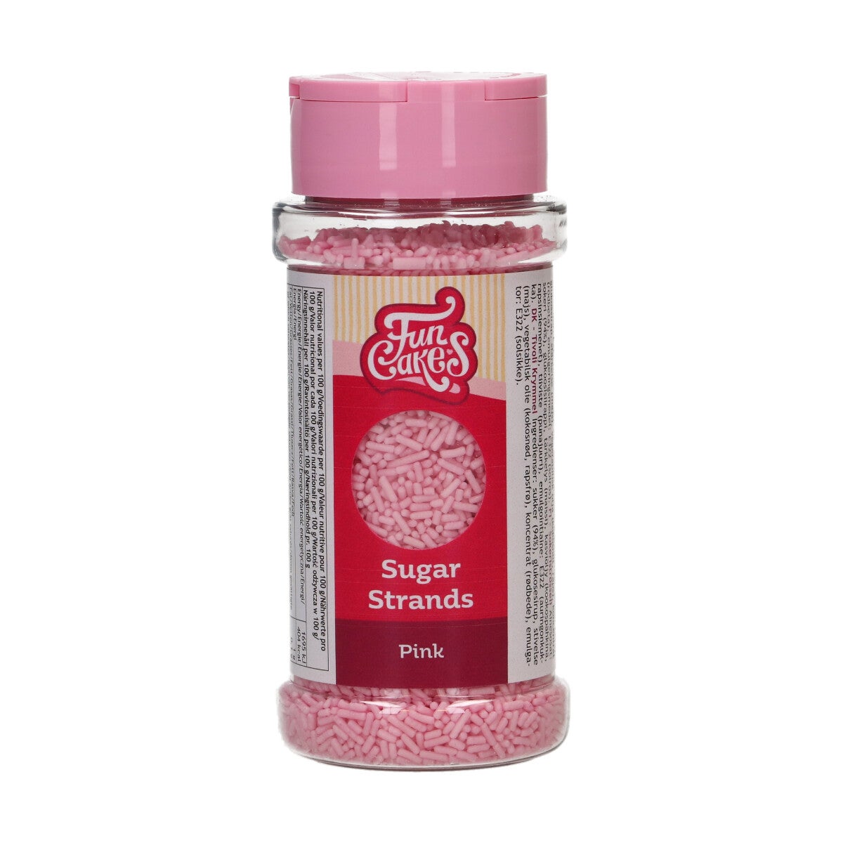 FunCakes Sugar Strands Roze 80 g