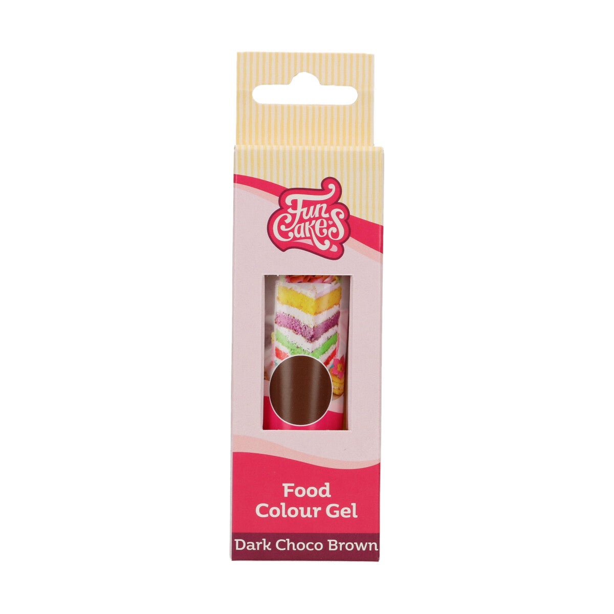 FunCakes Food Colour Gel Dark Choco Brown 30g
