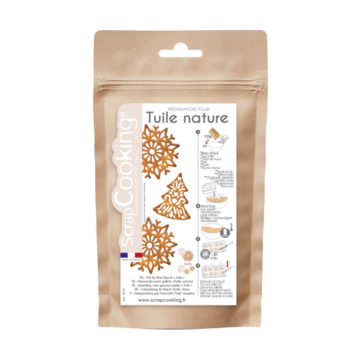 ScrapCooking Mix voor Tuile Biscuit 120g