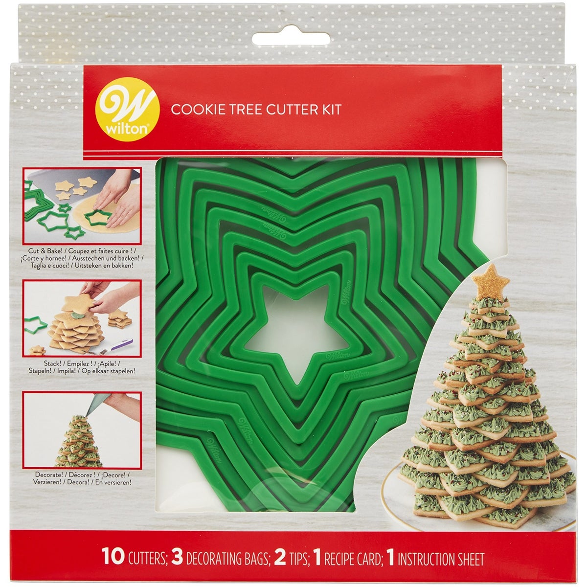 Wilton Kerst Koekjesuitsteker Set/15