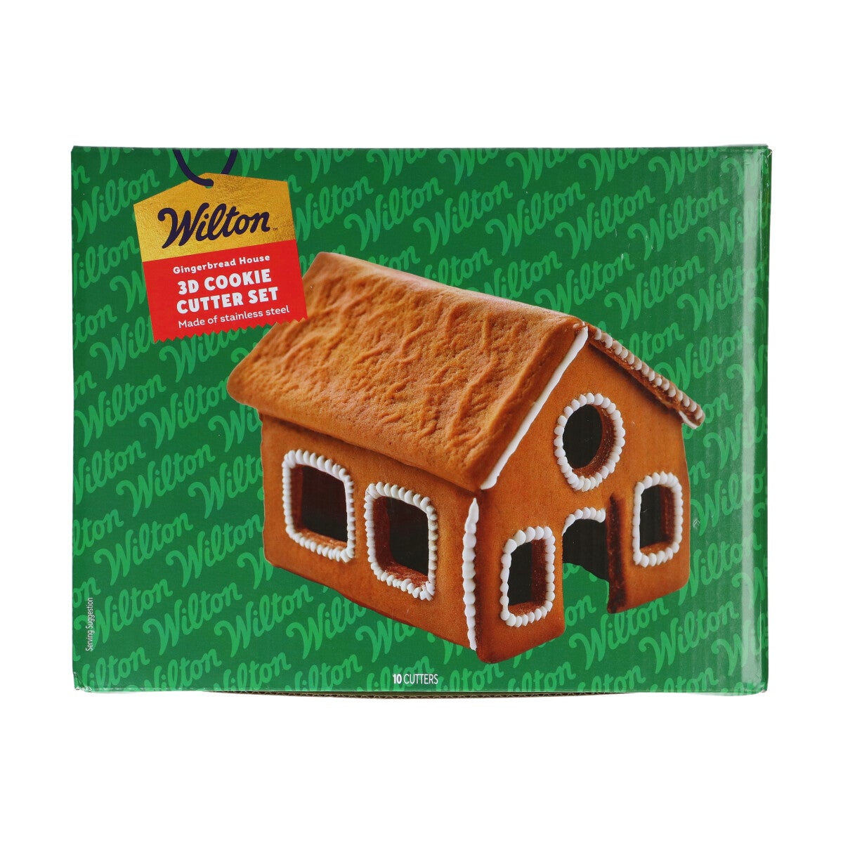 Wilton Koekjesuitsteker 3D Gingerbread Huisje set/10