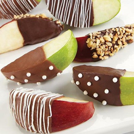 Appel stukjes met chocolade - Nederlands