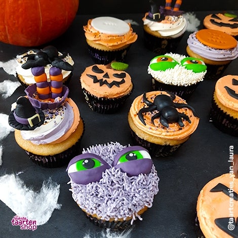 Halloween Cupcakes - deleukstetaartenshop.nl